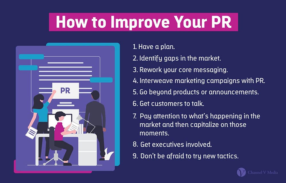 How to Improve Your PR - Channel V Media
