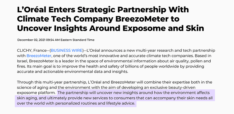 news release example