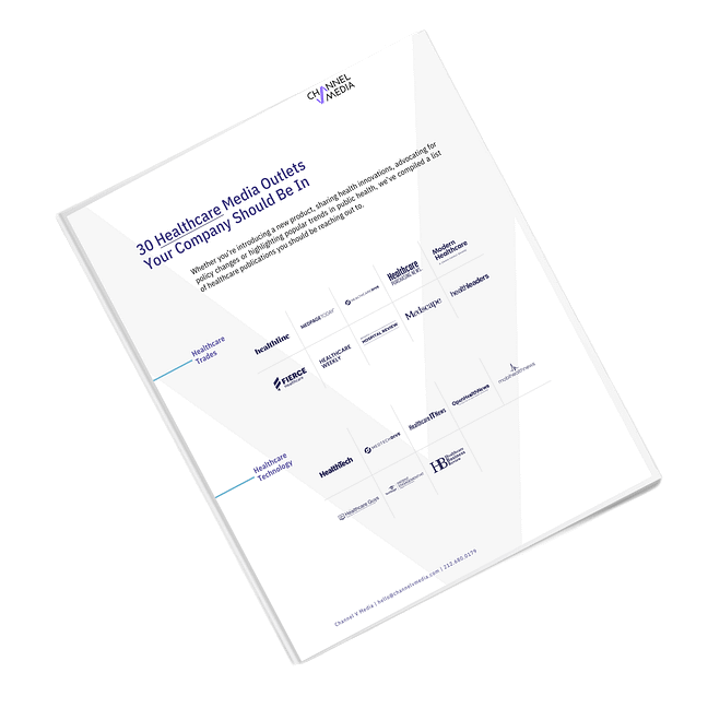 Top 30 Healthcare Outlets to Pitch in 2025 - Channel V Media